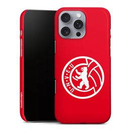 DeinDesign iPhone 16 Pro Max Handy Premium Case Smartphone Handyh&uuml;lle Schutzh&uuml;lle gl&auml;nzend Bear 1. Fc Union Berlin Official Licensed Product Premium Case