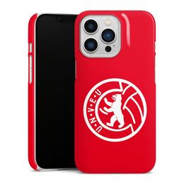 DeinDesign iPhone 13 Pro Handy Premium Case Smartphone Handyh&uuml;lle Schutzh&uuml;lle gl&auml;nzend Bear 1. Fc Union Berlin Official Licensed Product Premium Case