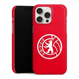 DeinDesign iPhone 15 Pro Max Handy Premium Case Smartphone Handyh&uuml;lle Schutzh&uuml;lle gl&auml;nzend Bear 1. Fc Union Berlin Official Licensed Product Premium Case