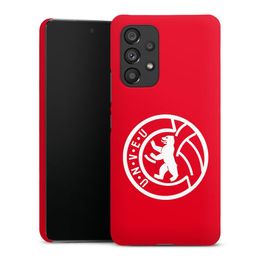 DeinDesign Galaxy A53 5G Handy Premium Case Smartphone Handyh&uuml;lle Schutzh&uuml;lle matt Official Licensed Product 1. Fc Union Berlin Bear Premium Case