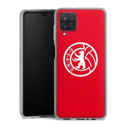 DeinDesign Galaxy A12 Handy Silikon H&uuml;lle Case transparent Handyh&uuml;lle Official Licensed Product 1. Fc Union Berlin Bear Silikon Case