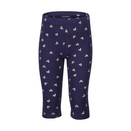 Blue Seven M&auml;dchen Caprileggingsultramarin, Gr. 110, bedruckt, Jersey, Obermaterial: 95% Baumwolle, 5% Elasthan, Hosen