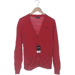 Polo Ralph Lauren Strickjacke Damen Gr&ouml;&szlig;e S Second Hand rot