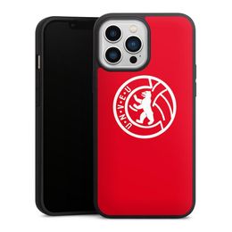 DeinDesign iPhone 13 Pro Max Handy Premium Silikon H&uuml;lle Handyh&uuml;lle schwarz Case Bear 1. Fc Union Berlin Official Licensed Product Silikon Premium Case