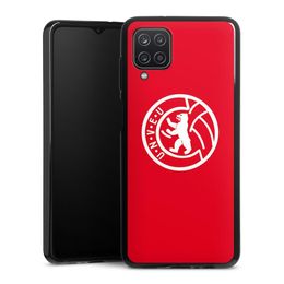 DeinDesign Galaxy A12 Handy Silikon H&uuml;lle Case schwarz Handyh&uuml;lle Official Licensed Product 1. Fc Union Berlin Bear
