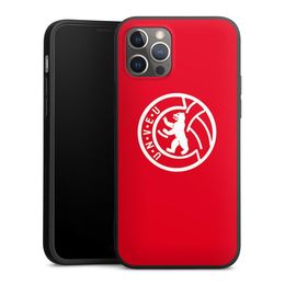 DeinDesign iPhone 12 Pro Handy Premium Silikon H&uuml;lle Handyh&uuml;lle schwarz Case Official Licensed Product 1. Fc Union Berlin Bear Silikon Premium Case