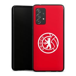 DeinDesign Galaxy A52s 5G Handy Silikon H&uuml;lle Case schwarz Handyh&uuml;lle Bear 1. Fc Union Berlin Official Licensed Product