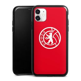DeinDesign iPhone 11 Handy Silikon H&uuml;lle Case schwarz Handyh&uuml;lle Bear 1. Fc Union Berlin Official Licensed Product