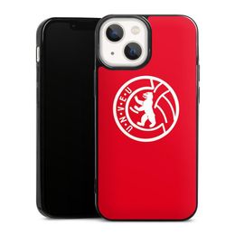 DeinDesign iPhone 13 Mini Handy Slim Case extra d&uuml;nn Silikon Handyh&uuml;lle schwarz H&uuml;lle Bear 1. Fc Union Berlin Official Licensed Product Silikon Slim Case
