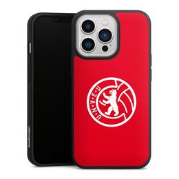 DeinDesign iPhone 13 Pro Handy Premium Silikon H&uuml;lle Handyh&uuml;lle schwarz Case Bear 1. Fc Union Berlin Official Licensed Product Silikon Premium Case