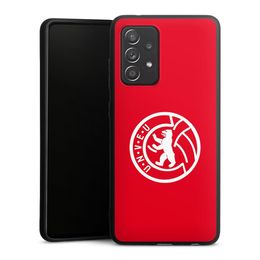 DeinDesign Galaxy A52s 5G Handy Premium Silikon H&uuml;lle Handyh&uuml;lle schwarz Case Official Licensed Product 1. Fc Union Berlin Bear Silikon Premium Case
