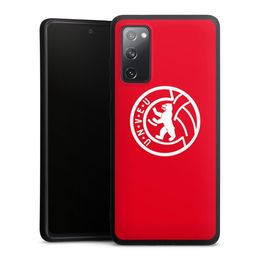 DeinDesign Galaxy S20 FE Handy Premium Silikon H&uuml;lle Handyh&uuml;lle schwarz Case Official Licensed Product 1. Fc Union Berlin Bear Silikon Premium Case