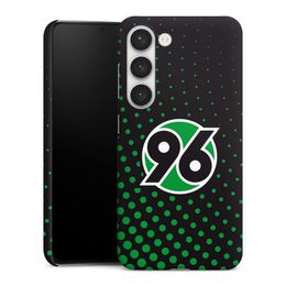 DeinDesign Galaxy S23 Handy Premium Case Smartphone Handyh&uuml;lle Schutzh&uuml;lle matt Logo Hannover 96 Muster Premium Case