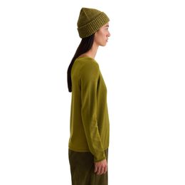 Marc O'Polo MARC O'POLO Damen Strickpullover "aus softem Schurwolle-Mix"deep pea, Gr. XXS, unifarben, Obermaterial: 50% Schurwolle, 33% Viskose, 17% Polyamid,