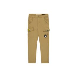 Damen Cargohose "Petrol Patch Pant", gr&uuml;n, Gr. 38, Alpha Industries, Obermaterial: 98% Baumwolle, 2% Elastan; Futter: 100% Baumwolle, Hosen