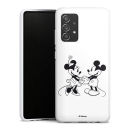 DeinDesign Galaxy A52s 5G Handy Silikon H&uuml;lle Case wei&szlig; Handyh&uuml;lle Valentine'S Day Disney Silikon Case