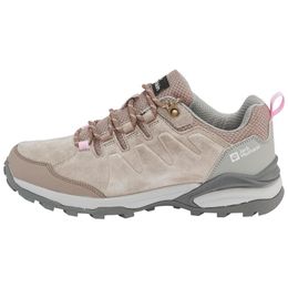 Jack Wolfskin Damen Wanderschuh "MTN GOAT LOW W", Gr. 37,5beige, rose, Leder, Schuhe, Trekkingschuh