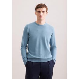 Seidensticker Herren Pullunder "Schwarze Rose"mint, Gr. S, unifarben, 100% Wolle, Pullover, 1/1 Rundhals Uni