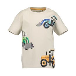 Blue Seven Jungen T-Shirtkiesel, Gr. 134, bedruckt, unifarben, Single Jersey, Obermaterial: 100% Baumwolle, Shirts, modischer Stil, aus reiner