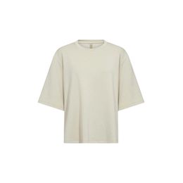 soyaconcept Damen Kurzarmhemd "Soya Concept T-shirt SC_BANU"1661 sand, Gr. XL, Obermaterial: 48% Modal, 48% Polyester, 4% Elasthan, Hemden