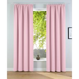 Verdunkelungsvorhang OTTO HOME, B:140cm H:225cm, rosa, Polyester, Kinderzimmer, Gardinen, "Solana, Gardinen mit Kr&auml;uselband, Vorh&auml;nge, Wohnzimmer,