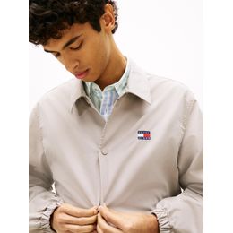 Tommy Jeans Herren Hemdjacke "TJM SPORT OVERSHIRT", beige, Gr. XXL, unifarben, Web, Obermaterial: 65% Baumwolle, 35% Polyester, Jacken, Regular fit