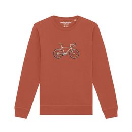 Watapparel Sweatshirt ' Doodle Bike ' male Brown size S