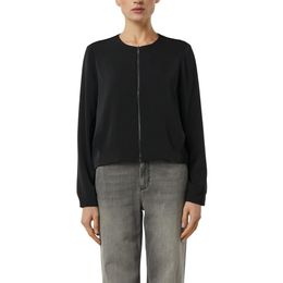 comma, COMMA Damen Boleroblazer, schwarz, Gr. 38, unifarben, Web, Obermaterial: 97% Polyester, 3% Elasthan. Futter: 100% Polyester, Blazer, kurz, mit