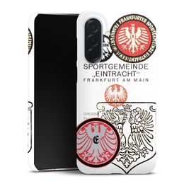 DeinDesign Galaxy A36 5G Handy Premium Case Smartphone Handyh&uuml;lle Schutzh&uuml;lle matt Retro Eintracht Frankfurt Official Licensed Product Premium Case