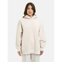 Smith & Soul SMITH & SOUL Damen Kapuzensweatshirt, beige, Gr. XS, bedruckt, bestickt, Sweatware, Material: 65% Baumwolle, 35% Polyester, Sweatshirts, mit Baumwolle