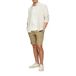 s.Oliver Herren Chinoshorts, braun, Gr. 34, unifarben, Web, Obermaterial: 97% Baumwolle, 3% Elasthan, Hosen, Sommerhose mit Waschung