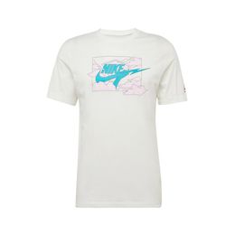Nike Sportswear T-Shirt 'CLUB' Herren Gr&ouml;&szlig;e XXXL creme / hellblau / pink