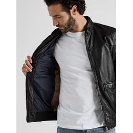 JCC Herren Blouson "51190", schwarz, Gr. 60, Obermaterial: 100% Lammleder; Futter: 100% Polyester, Jacken