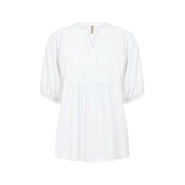 Blusentop soyaconcept "Soya Concept Shirt SC_LORAINE", Damen, Gr. XL, 1000 wei&szlig;, Obermaterial: 100% Baumwolle, Blusen Blusentop