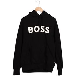 BOSS Black Kapuzenpullover Herren Gr&ouml;&szlig;e L Second Hand schwarz