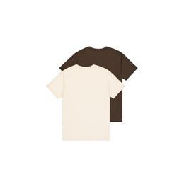 Herren T-Shirt "Alpha Label T-Shirt 2 Pack", gr&uuml;n, Gr. S, Alpha Industries, Obermaterial: 100% Baumwolle, Shirts