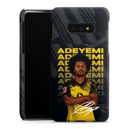 DeinDesign Galaxy S10e Handy Premium Case Smartphone Handyh&uuml;lle Schutzh&uuml;lle matt Bvb Borussia Dortmund Karim Adeyemi Premium Case