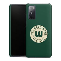 DeinDesign Galaxy S20 FE 5G Handy Premium Case Smartphone Handyh&uuml;lle Schutzh&uuml;lle matt Vfl Wolfsburg Official Licensed Product 80 Jahre Premium Case