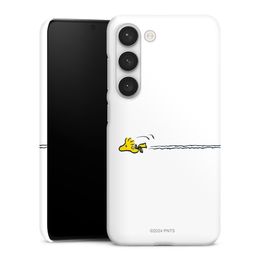 DeinDesign Galaxy S23 Handy Premium Case Smartphone Handyh&uuml;lle Schutzh&uuml;lle matt Peanuts Official Licensed Product Children Premium Case