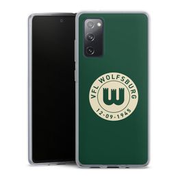 DeinDesign Galaxy S20 FE 5G Handy Silikon H&uuml;lle Case transparent Handyh&uuml;lle Vfl Wolfsburg Official Licensed Product 80 Jahre Silikon Case