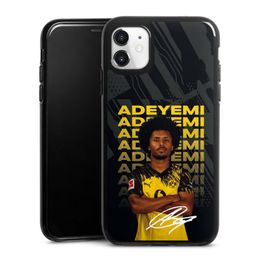 DeinDesign iPhone 11 Handy Silikon H&uuml;lle Case schwarz Handyh&uuml;lle Borussia Dortmund Bvb Karim Adeyemi