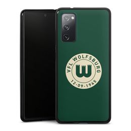 DeinDesign Galaxy S20 FE Handy Silikon H&uuml;lle Case schwarz Handyh&uuml;lle Vfl Wolfsburg Official Licensed Product 80 Jahre