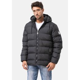 Cipo & Baxx CIPO & BAXX Herren Steppjacke, schwarz, Gr. XL, unifarben, Web, Obermaterial: 100% Polyester, Jacken