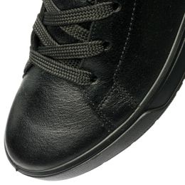 Ara Damen Sneaker "ROM", Gr. 7, schwarz, Glattleder, unifarben, Schuhe, Schn&uuml;rschuh, Komfortschuh in Bequemweite G (= weit)