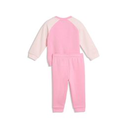 Puma M&auml;dchen Trainingsanzug "MINICATS SUPER CREW SET INF"pink shimmer, Gr. 62, bedruckt, Sweatware, Obermaterial: 68% Baumwolle, 32% Polyester,
