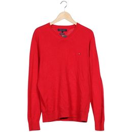Tommy Hilfiger Pullover Herren Gr&ouml;&szlig;e L Second Hand rot
