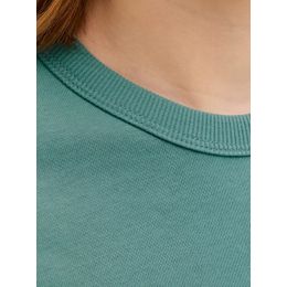 Jack & Jones Kinder T-Shirt "JJCOLLEGE LOGO TEE SS CREW NECK JNR", gr&uuml;n, Gr. 152, JACK & JONES JUNIOR, bedruckt, unifarben, Single Jersey, Obermaterial: 100%