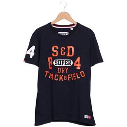 Superdry & Co T-Shirt Herren Gr&ouml;&szlig;e XXL Second Hand marine