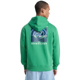 Kapuzensweatshirt Quiksilver "Salt Water Graphic", Herren, Gr. L, leprechaun, Obermaterial: 55% Walkfrottier, 25% Walkfrottier, 20% Microfaser;, Sweatshirts