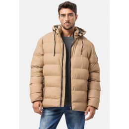 Cipo & Baxx CIPO & BAXX Herren Steppjacke, beige, Gr. XXXL, unifarben, Web, Obermaterial: 100% Polyester, Jacken